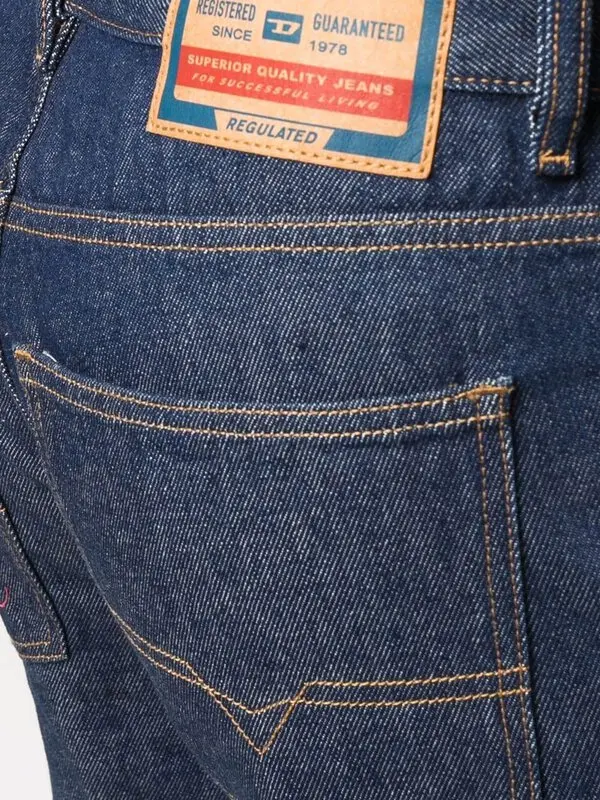 DIESEL® High-rise Straight-leg Jeans
