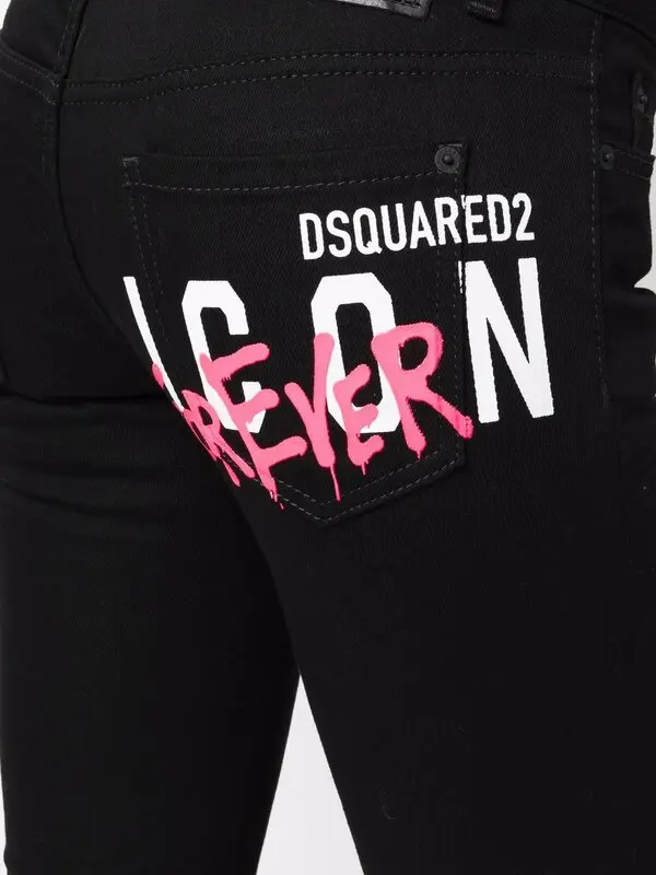 Dsquared2 Logo-print Skinny Jeans