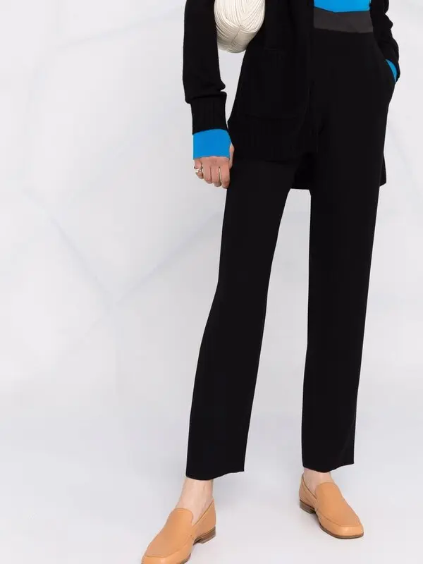 Emporio Armani High-waisted Straight-leg Trousers