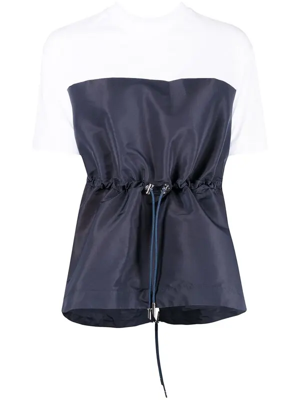 Alexander McQueen Asymmetric Drawstring Top
