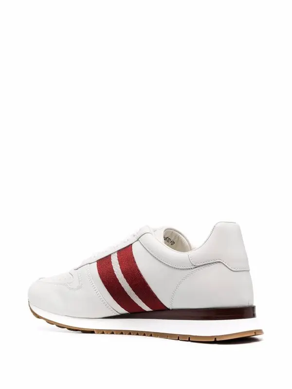 Bally Astel Striped Sneakers - White