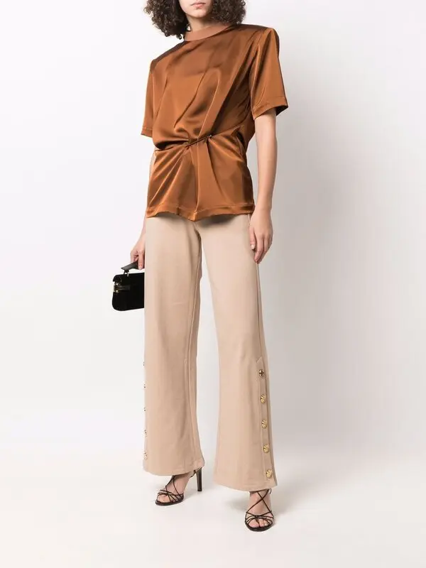 Balmain Side-button Detail Trousers