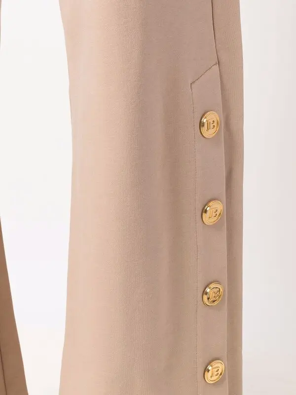 Balmain Side-button Detail Trousers