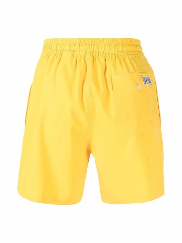 Polo Ralph Lauren Logo Drawstring Swim Shorts - Yellow