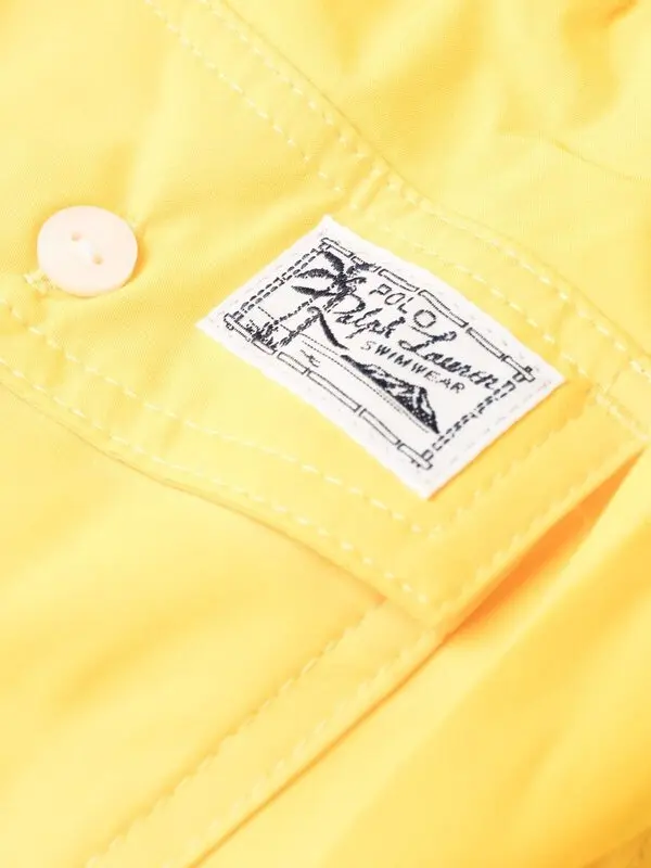 Polo Ralph Lauren Logo Drawstring Swim Shorts - Yellow