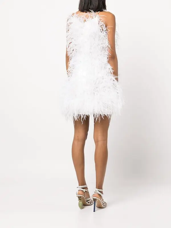 Women's White Feather Dresses | Editorialist