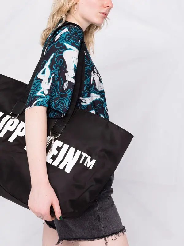 Philipp Plein Logo-print Tote Bag