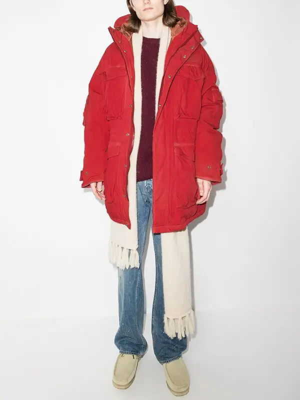 Visvim Krupa Down Field Jacket - Red | Editorialist
