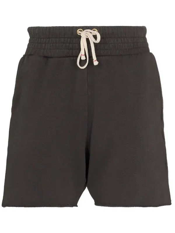 LES TIEN Yacht Drawstring-waist Track Shorts - Grey