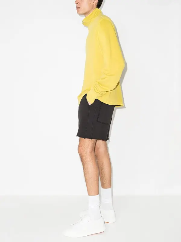 LES TIEN Yacht Drawstring-waist Track Shorts - Grey