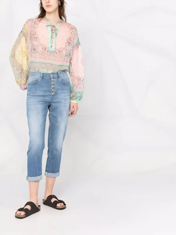 DONDUP Koons Loose-fit Cropped Jeans