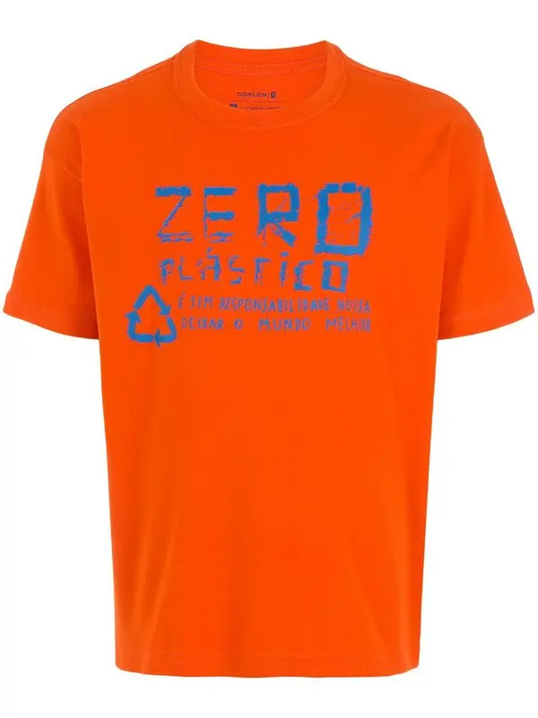 OSKLEN Zero Plastico Print T-shirt