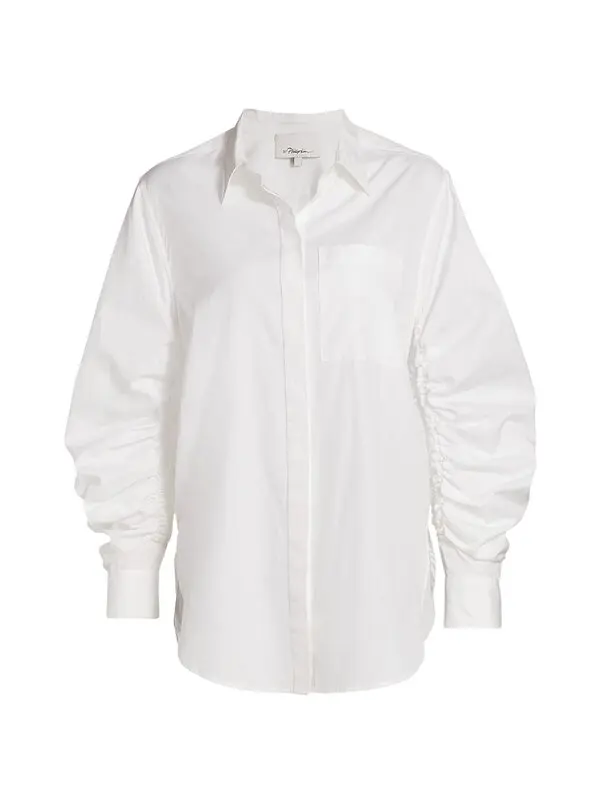 3.1 Phillip Lim Gathered Sleeve Blouse