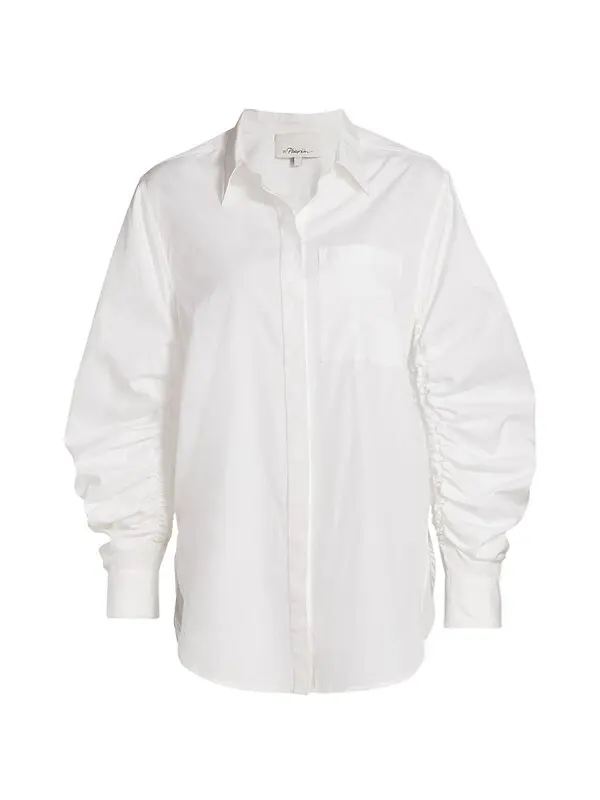 3.1 Phillip Lim Gathered Sleeve Blouse