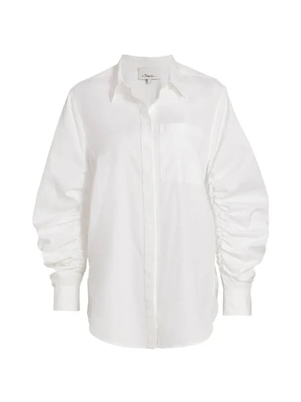 3.1 Phillip Lim Gathered Sleeve Blouse