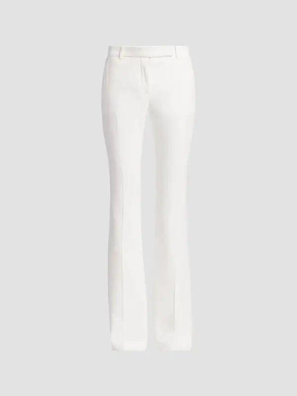 Alexander McQueen Narrow Bootcut Trousers - Ivory