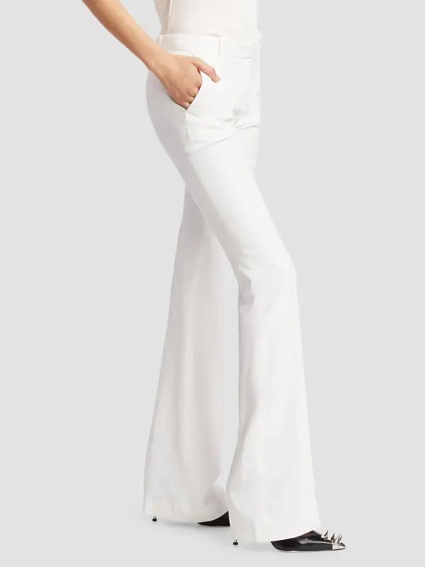 Alexander McQueen Narrow Bootcut Trousers - Ivory