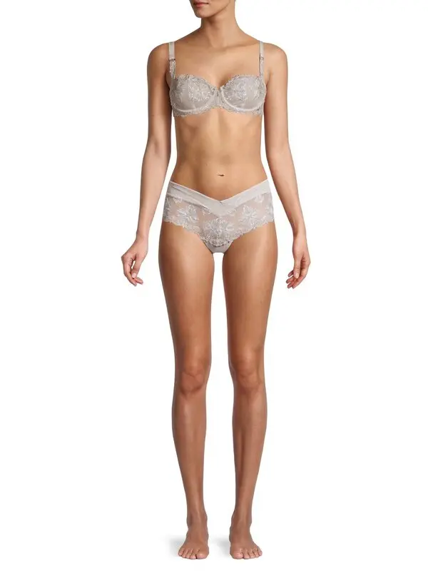 Chantelle Champs Elysses Lace Unlined Demi Bra - Black