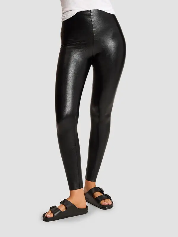 Commando Faux Leather Leggings - Black