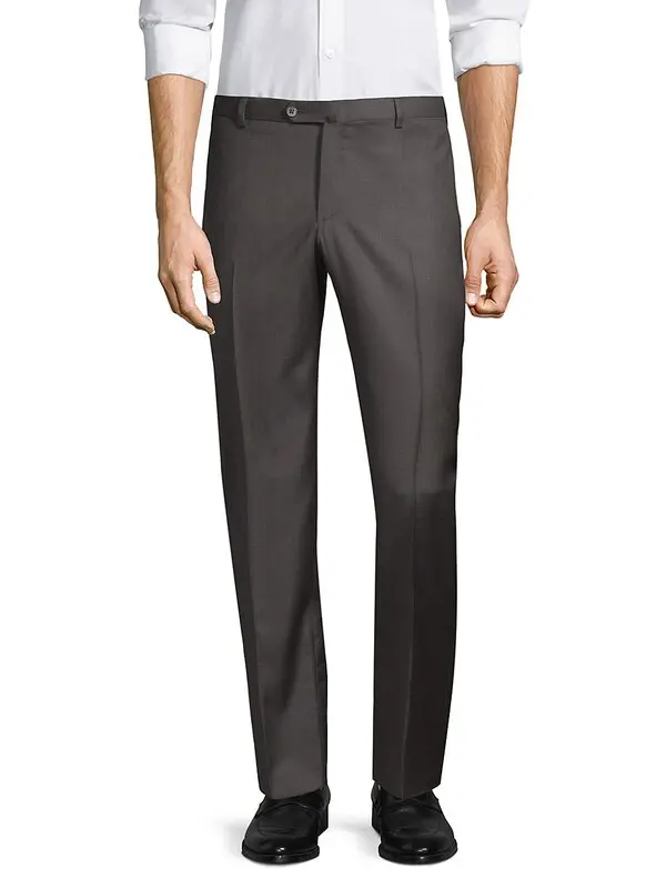 Isaia Gregory Basic Wool Trousers
