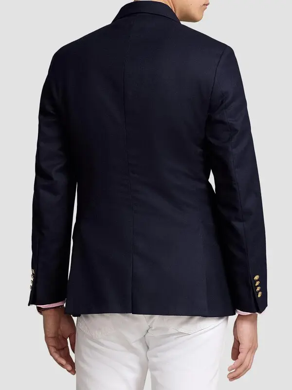 Polo Ralph Lauren The Iconic Doeskin Two-button Blazer - Navy