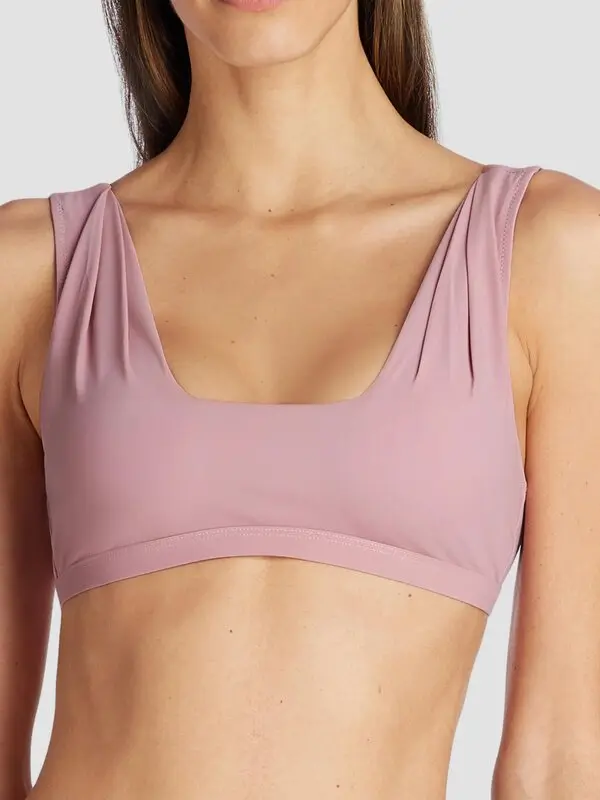 VALIMARE Como Pleated Bikini Top