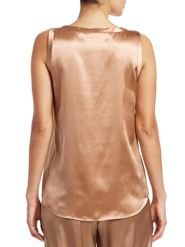 Lafayette 148 New York Reversible Perla Tank - Black