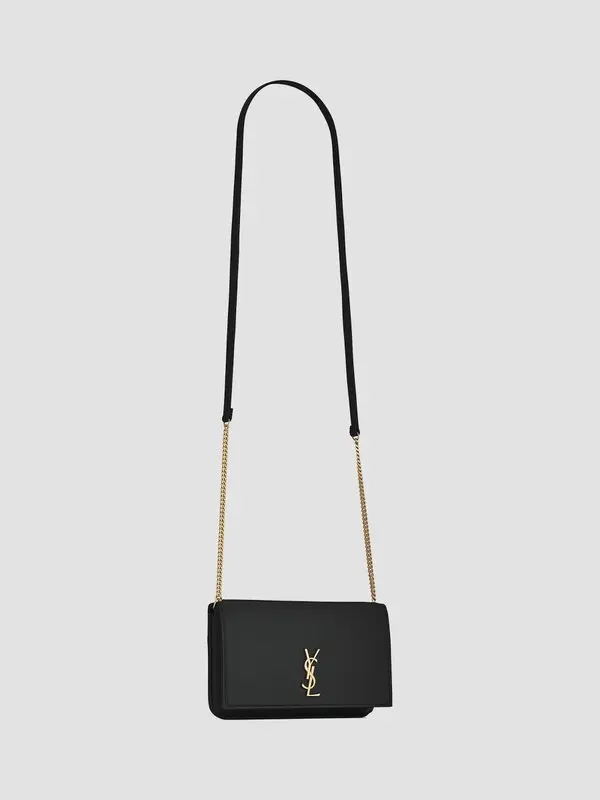 Saint Laurent College Shoulder Bag - Black