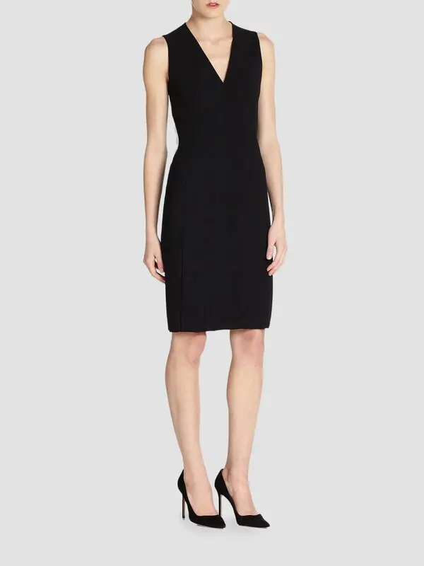 Akris Architecture Collection Double-face Wool Dress