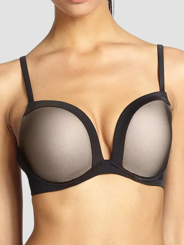 Le Mystère Infinite Possibilities Plunge Bra - Black