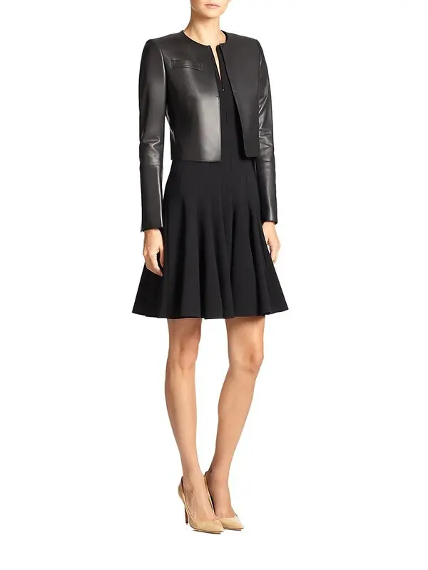 Akris Hasso Leather Jacket - Black