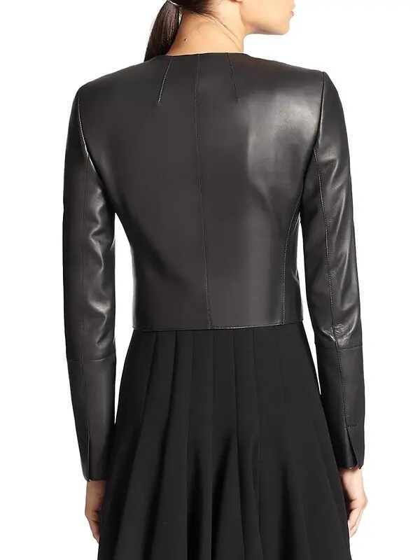 Akris Hasso Leather Jacket - Black