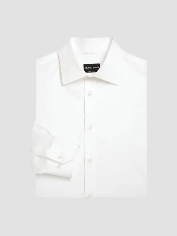 Giorgio Armani Regular-fit Cotton Dress Shirt