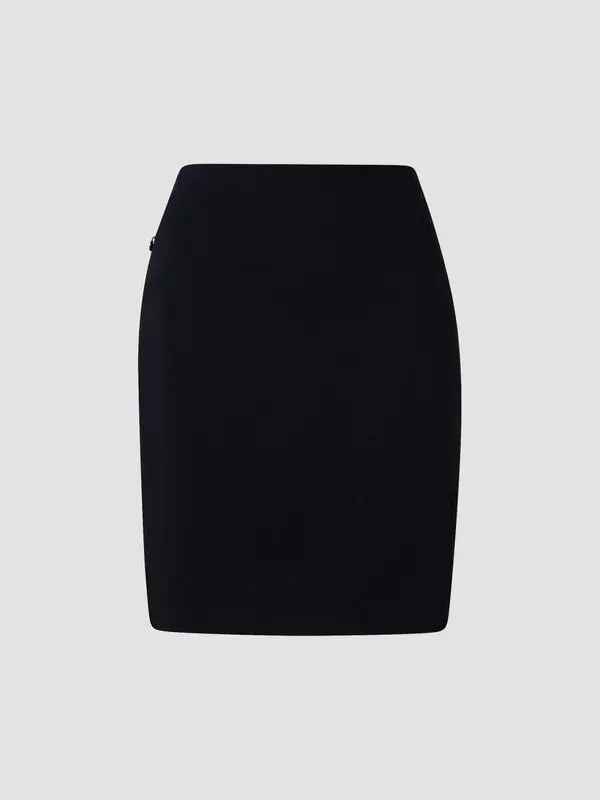 Akris Jersey Pencil Skirt - Black