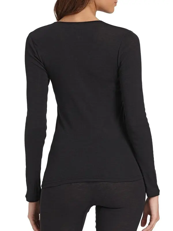 Hanro Woolen Silk Long-sleeve Shirt - White