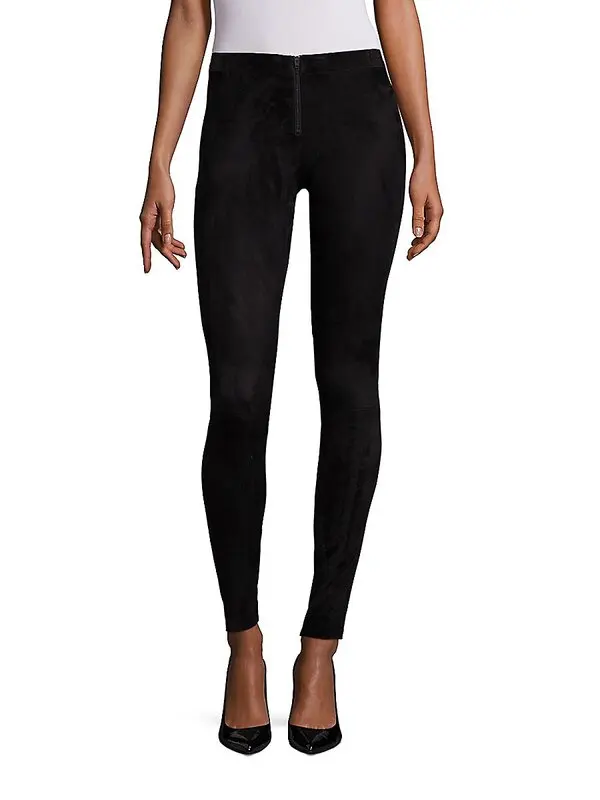 Alice + Olivia Suede Legging Pants