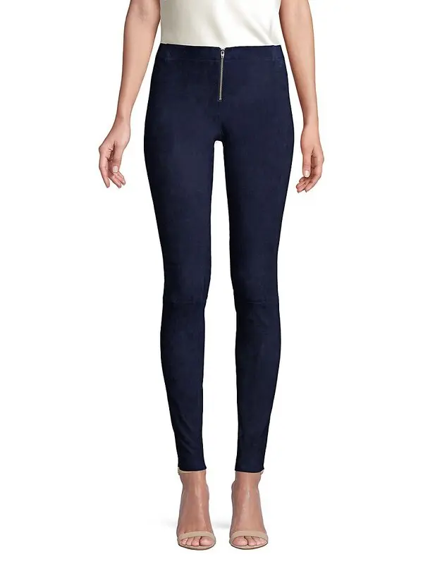 Alice + Olivia Suede Legging Pants