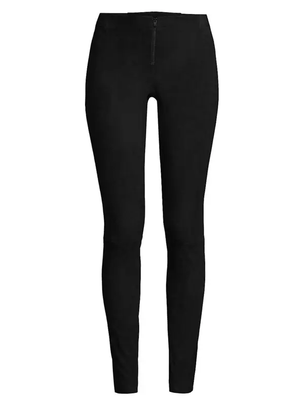 Alice + Olivia Suede Legging Pants