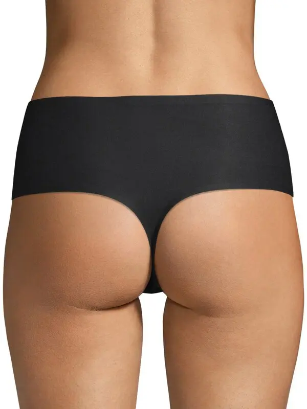 Chantelle Soft Stretch Retro Thongs - Black
