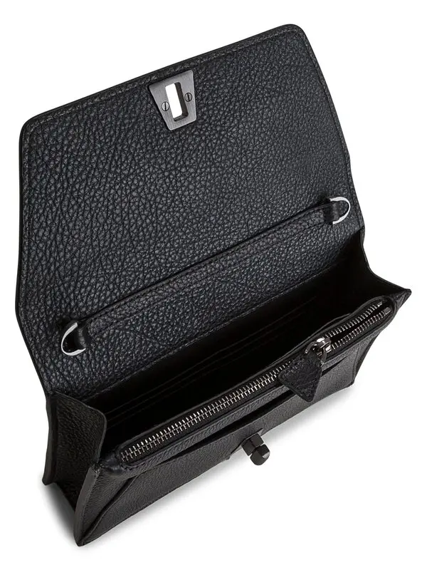 Akris Mini Anouk Envelope Leather Crossbody Bag