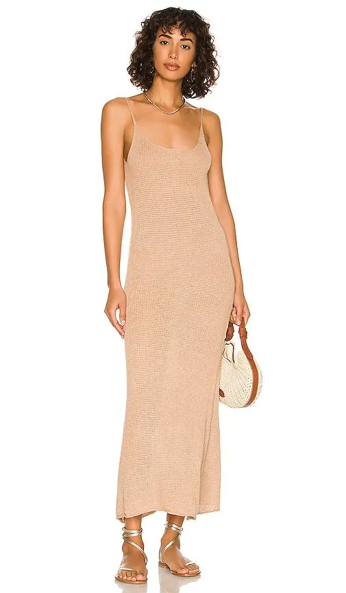 Onia Sweater Maxi Dress - Tan