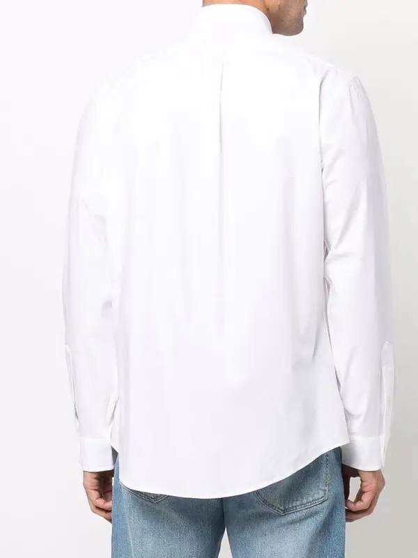 Polo Ralph Lauren Polo Pony-embroidered Long-sleeve Shirt - White