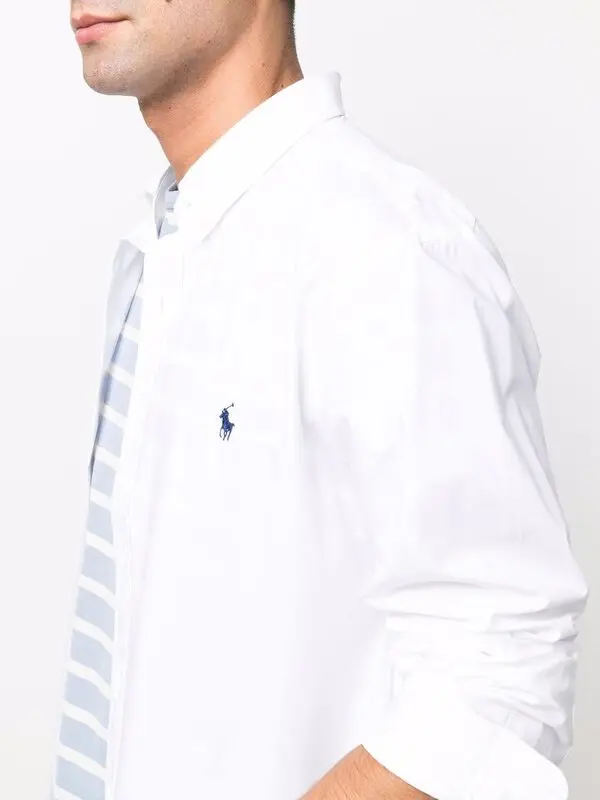 Polo Ralph Lauren Polo Pony-embroidered Long-sleeve Shirt - White