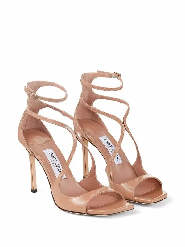 JIMMY CHOO Azia Crossover-strap Sandals - Pink