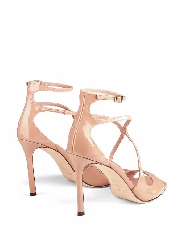 JIMMY CHOO Azia Crossover-strap Sandals - Pink