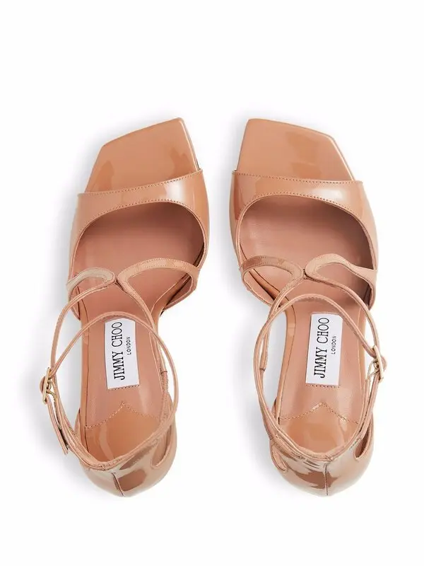 JIMMY CHOO Azia Crossover-strap Sandals - Pink