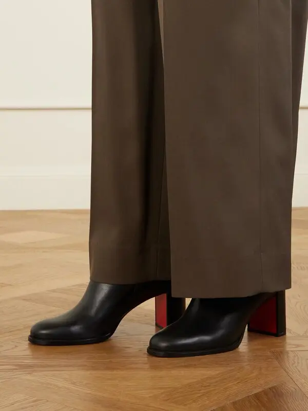 CHRISTIAN LOUBOUTIN Adoxa 70 Leather Ankle Boots