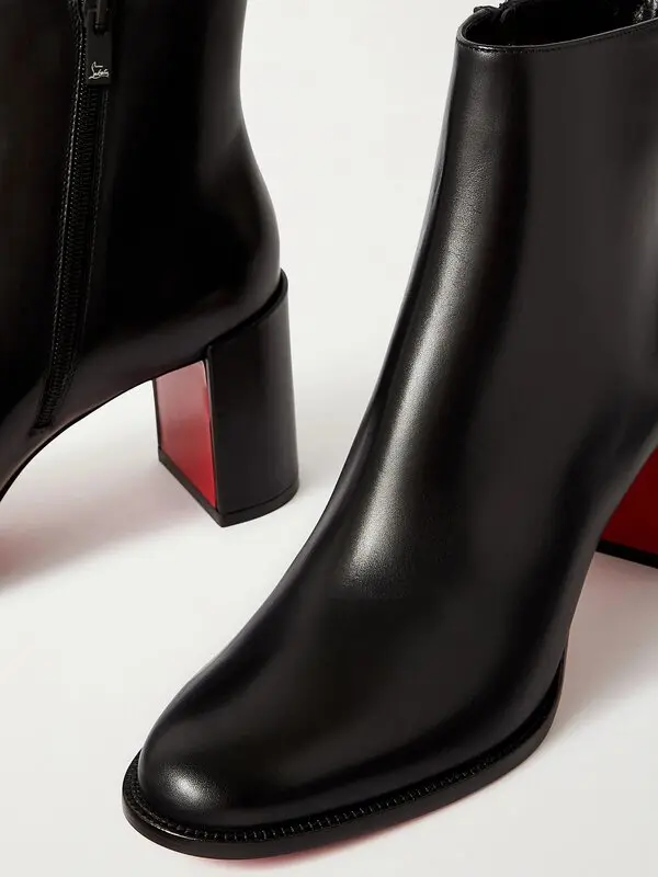 CHRISTIAN LOUBOUTIN Adoxa 70 Leather Ankle Boots