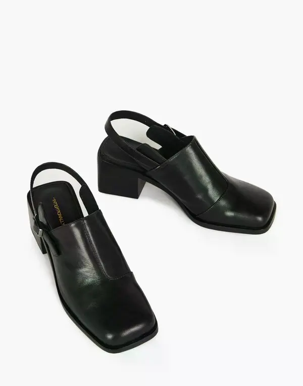 Madewell Intentionally Blank Leather Marty 2 Heels