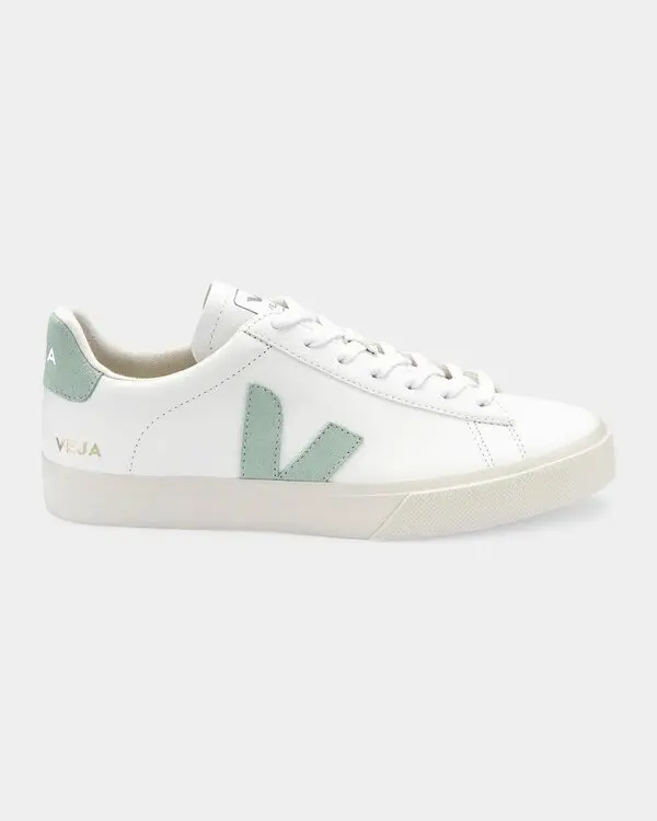 VEJA Campo Bicolor Leather Low-top Sneakers - Matcha